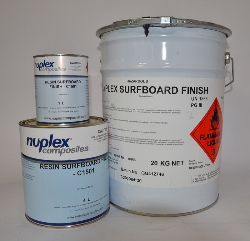 Resin Surfboard Finish - Martini Fibreglass